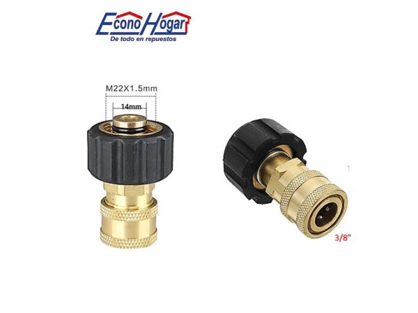 CONECTOR RAPIDO M22-1.5F X 3/8CRH HEMBRA(BS-C4-M22X3/8) | EconoHogar