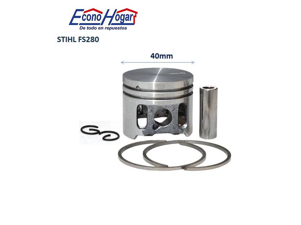 JUEGO DE PISTON CORTAGRAMA STIHL FS280 40mm | EconoHogar